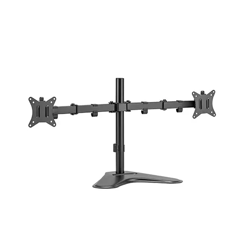 VDT66-T024 Dual-Monitor Steel Articulating Monitor Stand - VSYS AV