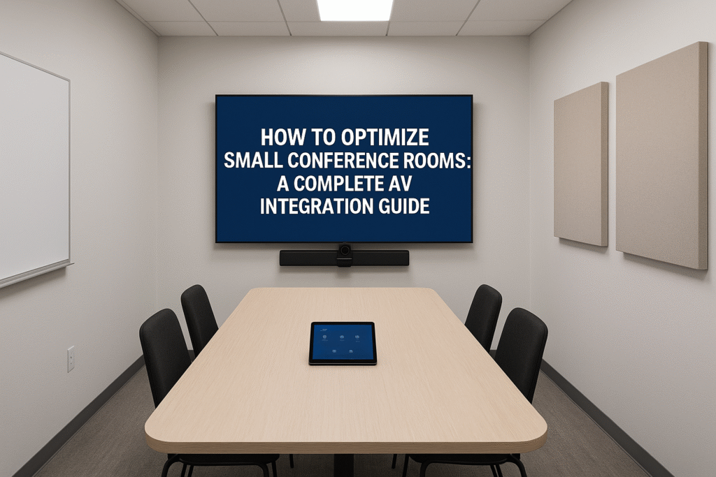 How to Optimize Small Conference Rooms: A Complete AV Integration Guide ...