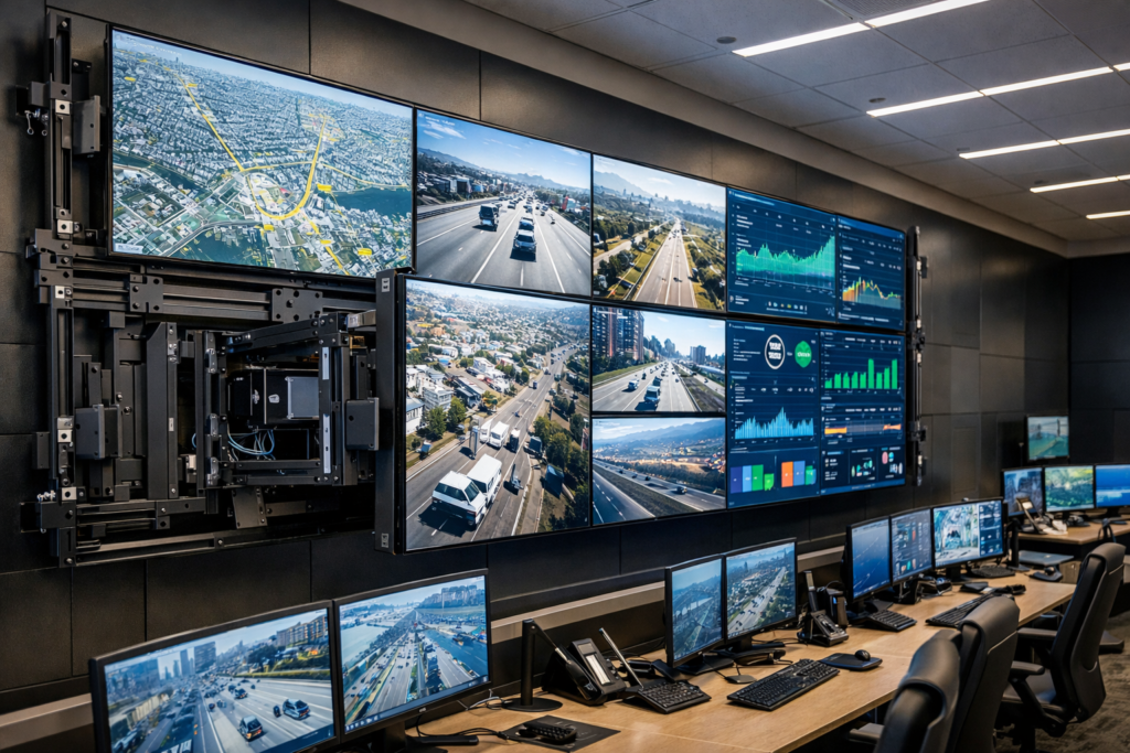 Control Room Video Wall Mount Solutions