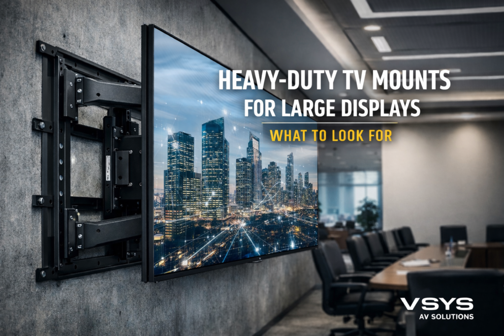 Heavy-Duty TV Mounts for Large Displays in UAE